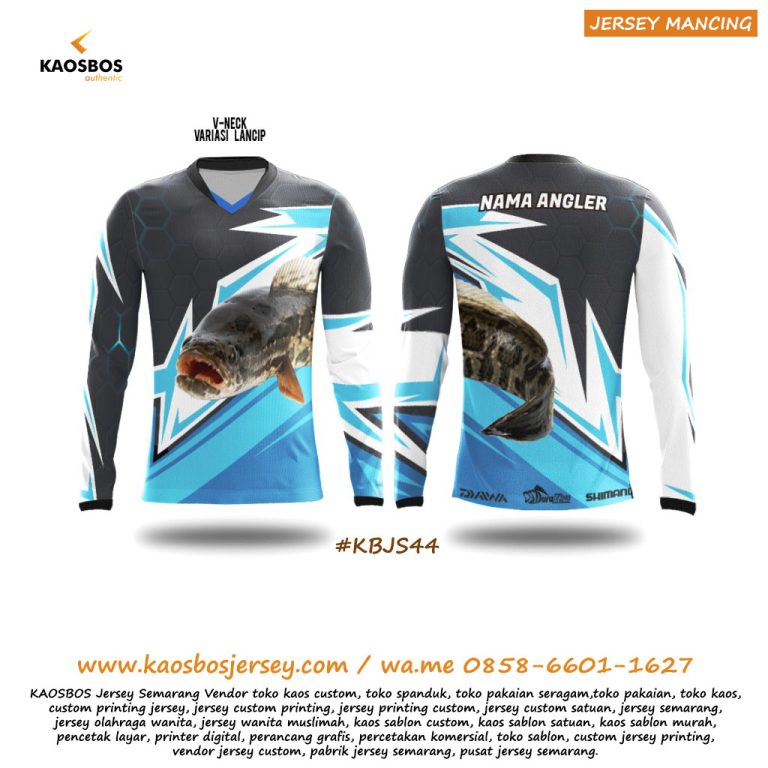 Jersey Mancing Mania Hitam Putih - Kaos Bos Jersey Toko Kaos Custom ...