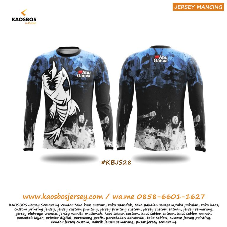 Jersey Mancing Mania Hitam Putih - KAOSBOS Jersey Toko Kaos Custom ...
